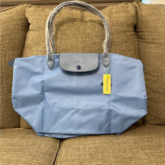 Longchamp | Bags | Nwt Longchamp Le Pliage Large Tote Light Blue | Poshmark